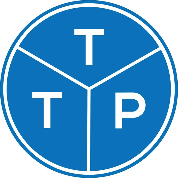 Diseño del logotipo de la letra TTP sobre fondo blanco. TTP iniciales ...