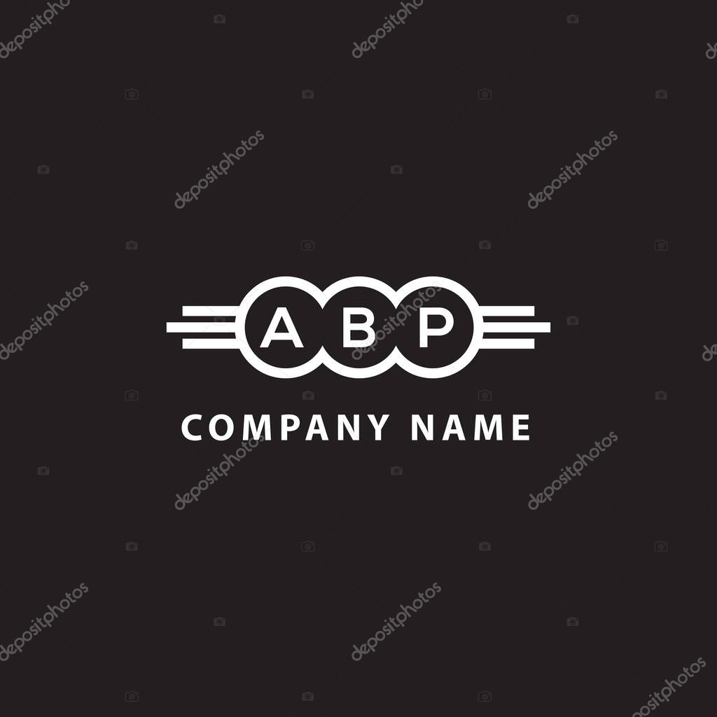 Dise o del logotipo de la letra ABP sobre fondo negro. ABP iniciales ...