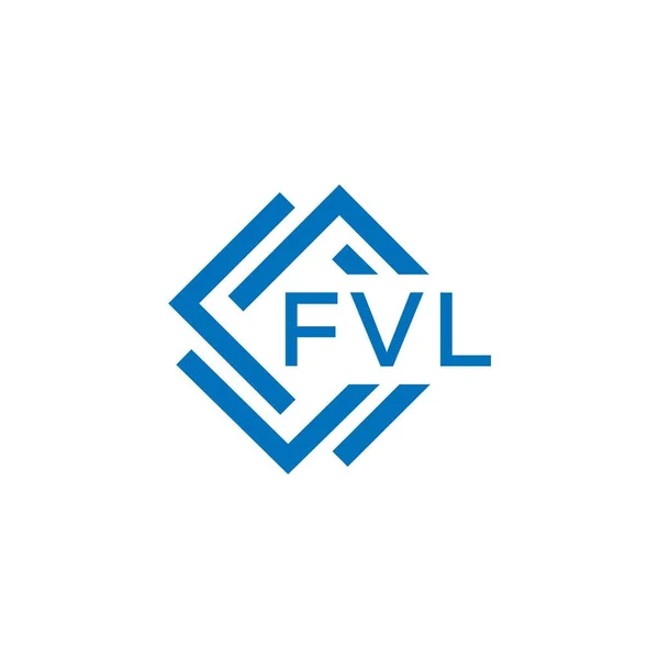 Dise o del logotipo de la letra FVL sobre fondo blanco. concepto de ...