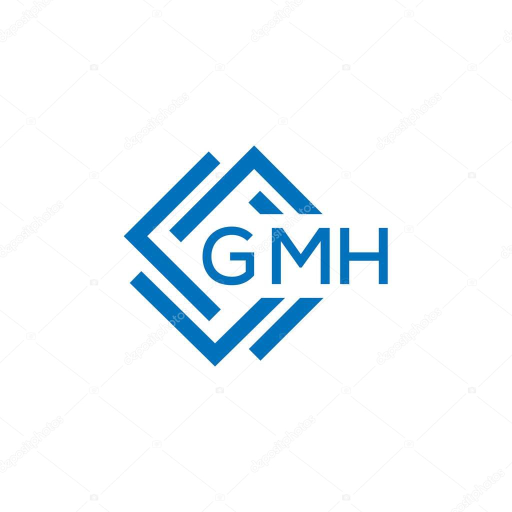 Diseño del logotipo de la letra CMH sobre fondo blanco. CMH creativo ...