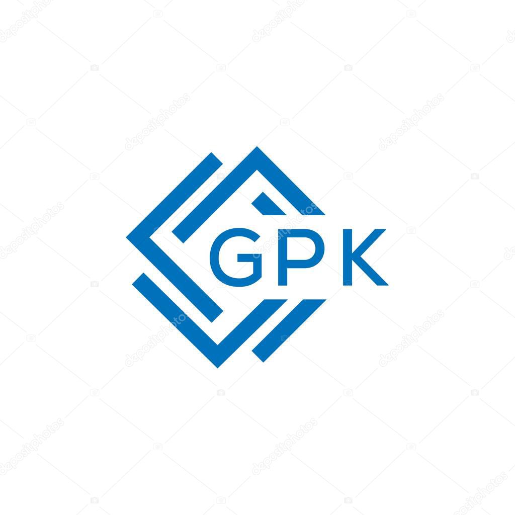 Diseño del logotipo de la letra CPK sobre fondo blanco. CPK creativo ...