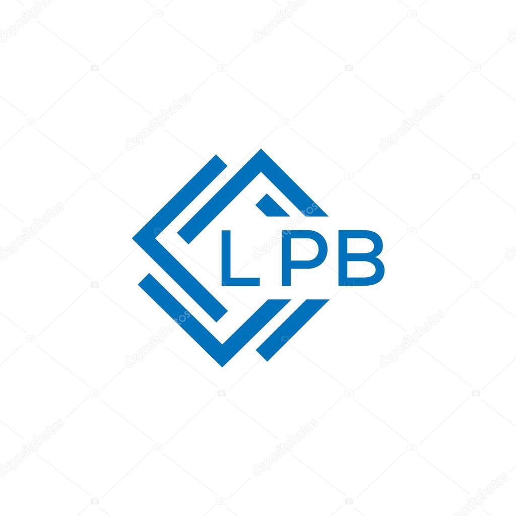 Dise o del logotipo de la letra LPB sobre fondo blanco. LPB creativo c ...