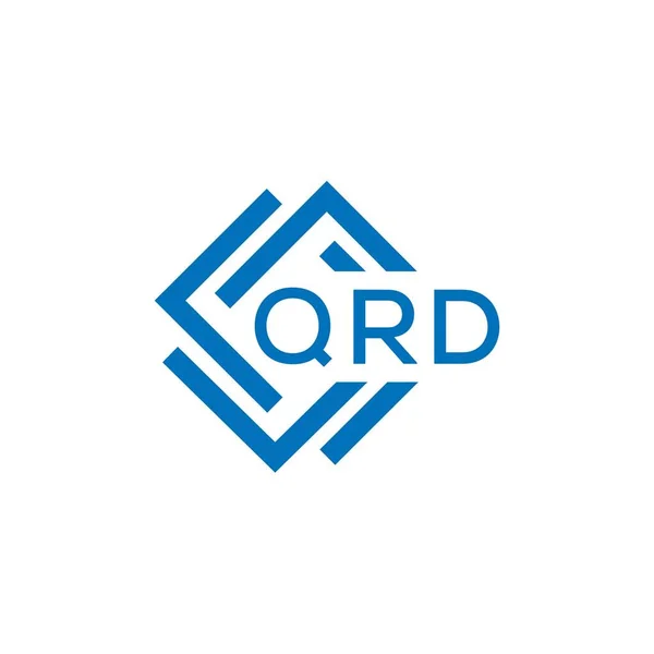 Dise o del logotipo de la letra QRD sobre fondo blanco. QRD creativo c rculo letra logo concepto ...