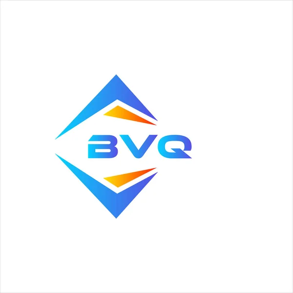 Diseño de logotipo de tecnología abstracta BVQ sobre fondo blanco. BVQ ...