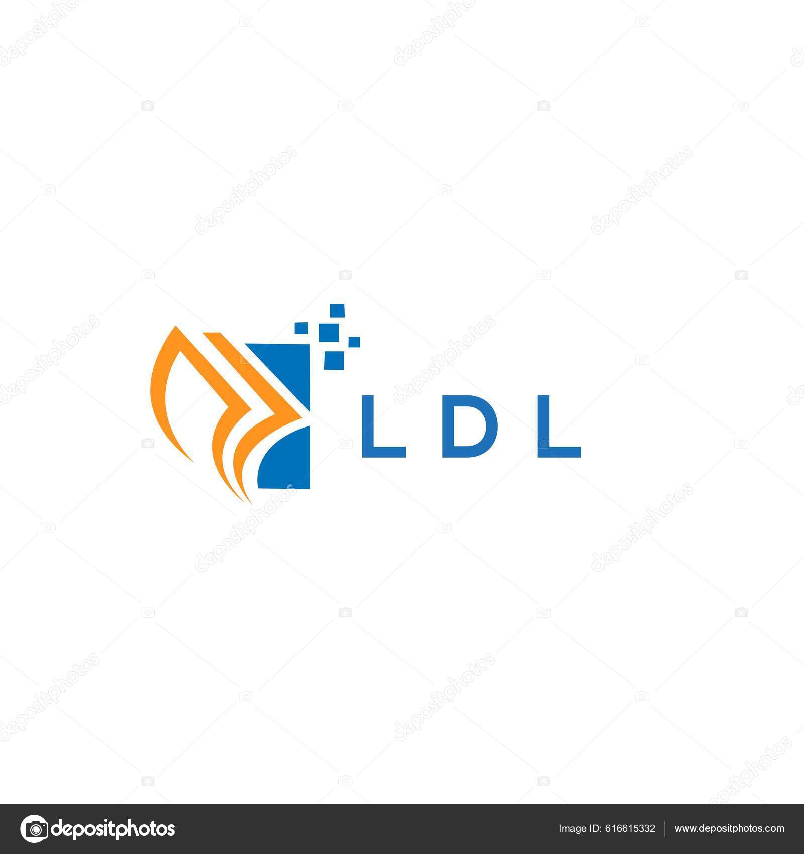 Ldl Credit Repair Accounting Logo Design White Background Ldl Creative ...