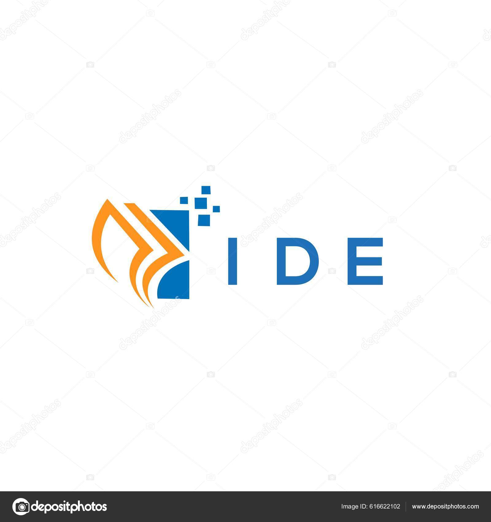 Ide Credit Repair Accounting Logo Design White Background Ide Creative ...