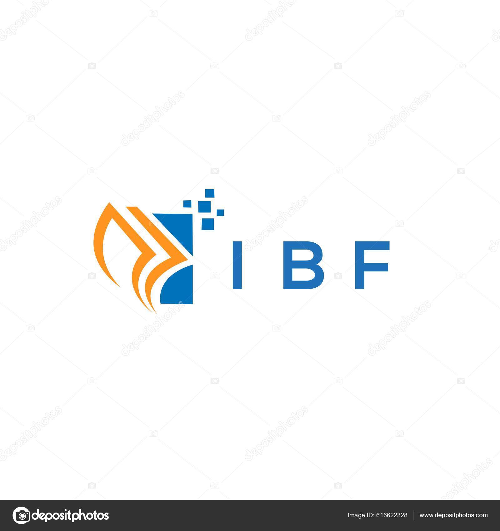 Ibf Credit Repair Accounting Logo Design White Background Ibf Creative ...