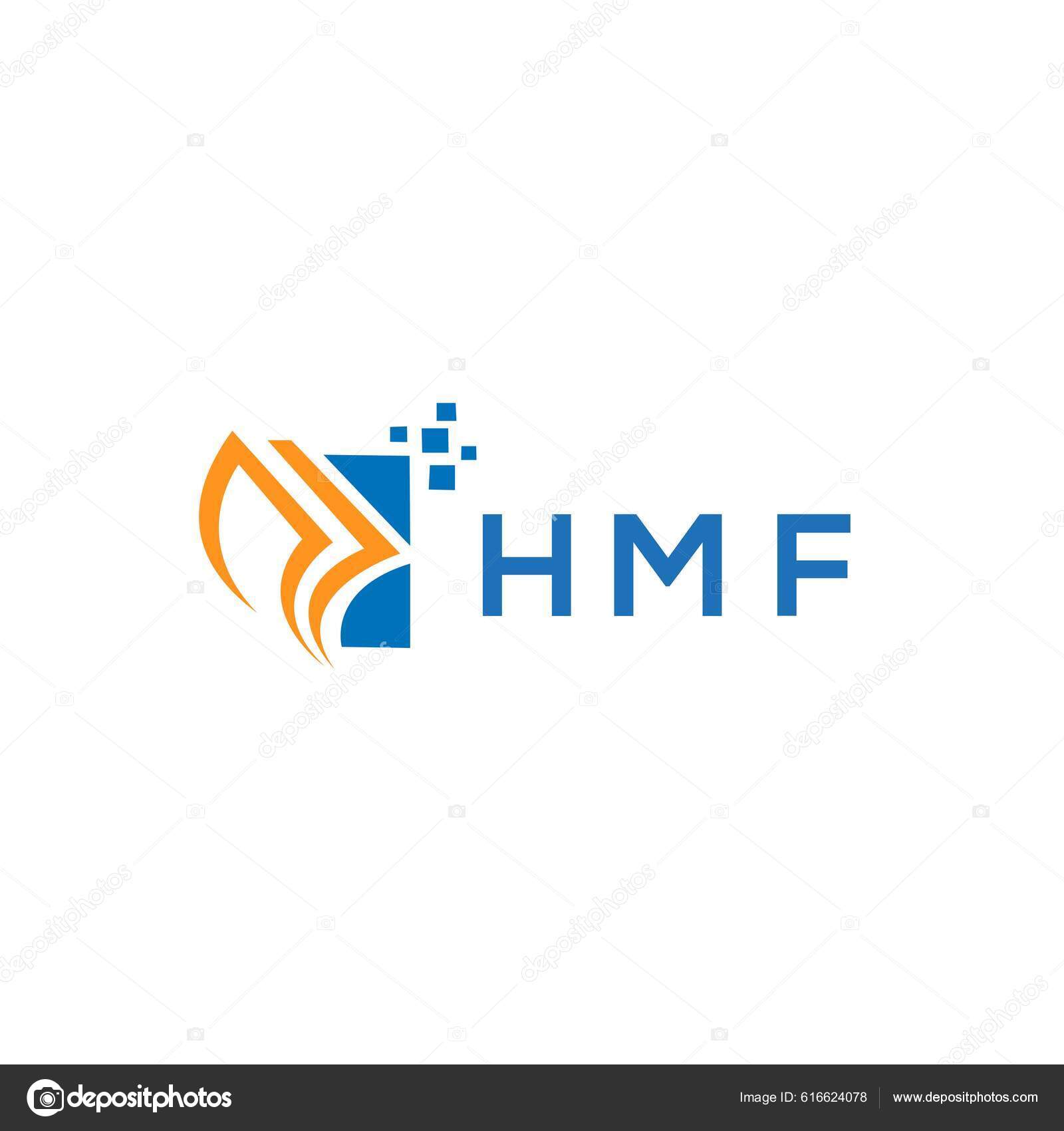 Hmf Credit Repair Accounting Logo Design White Background Hmf Creative ...