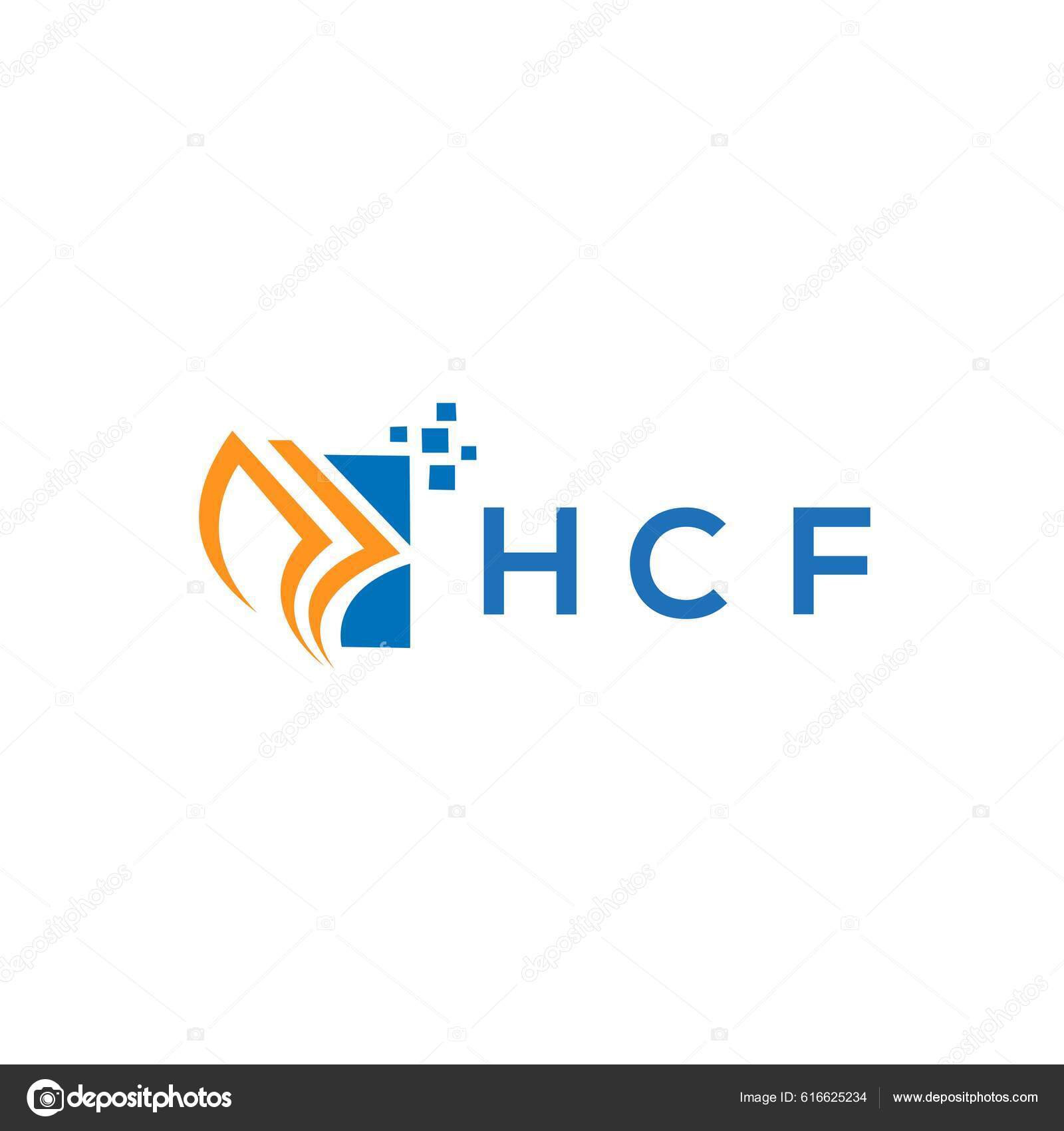 Hcf Credit Repair Accounting Logo Design White Background Hcf Creative ...