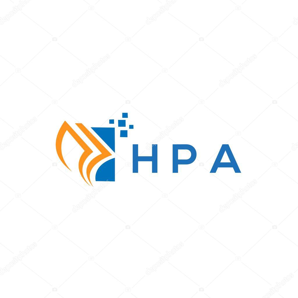 Diseño del logotipo de contabilidad de reparación de crédito HPA sobre ...