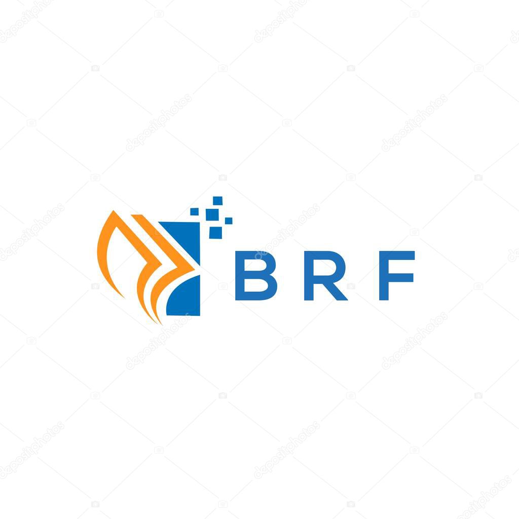Dise o del logotipo de contabilidad de reparaci n de cr dito BRF sobre ...
