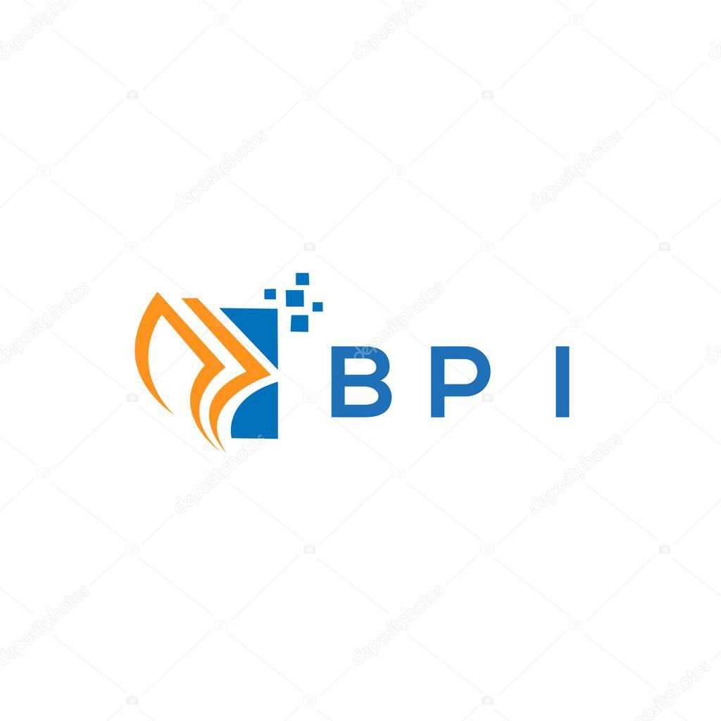 Diseño del logotipo de contabilidad de reparación de crédito BPI sobre ...