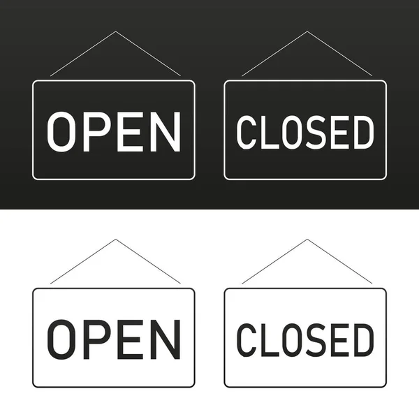 8,473,651 Open closed signs Vector Images | Depositphotos