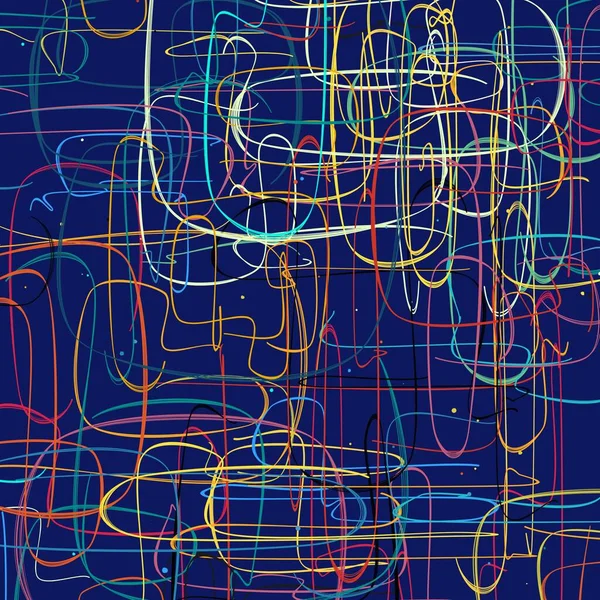 Abstract Line Art Banner Format Colorful Painter Pattern Gradient ...