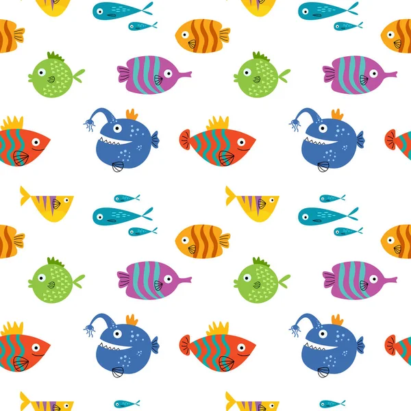 100,000 Fish patterns kids Vector Images | Depositphotos