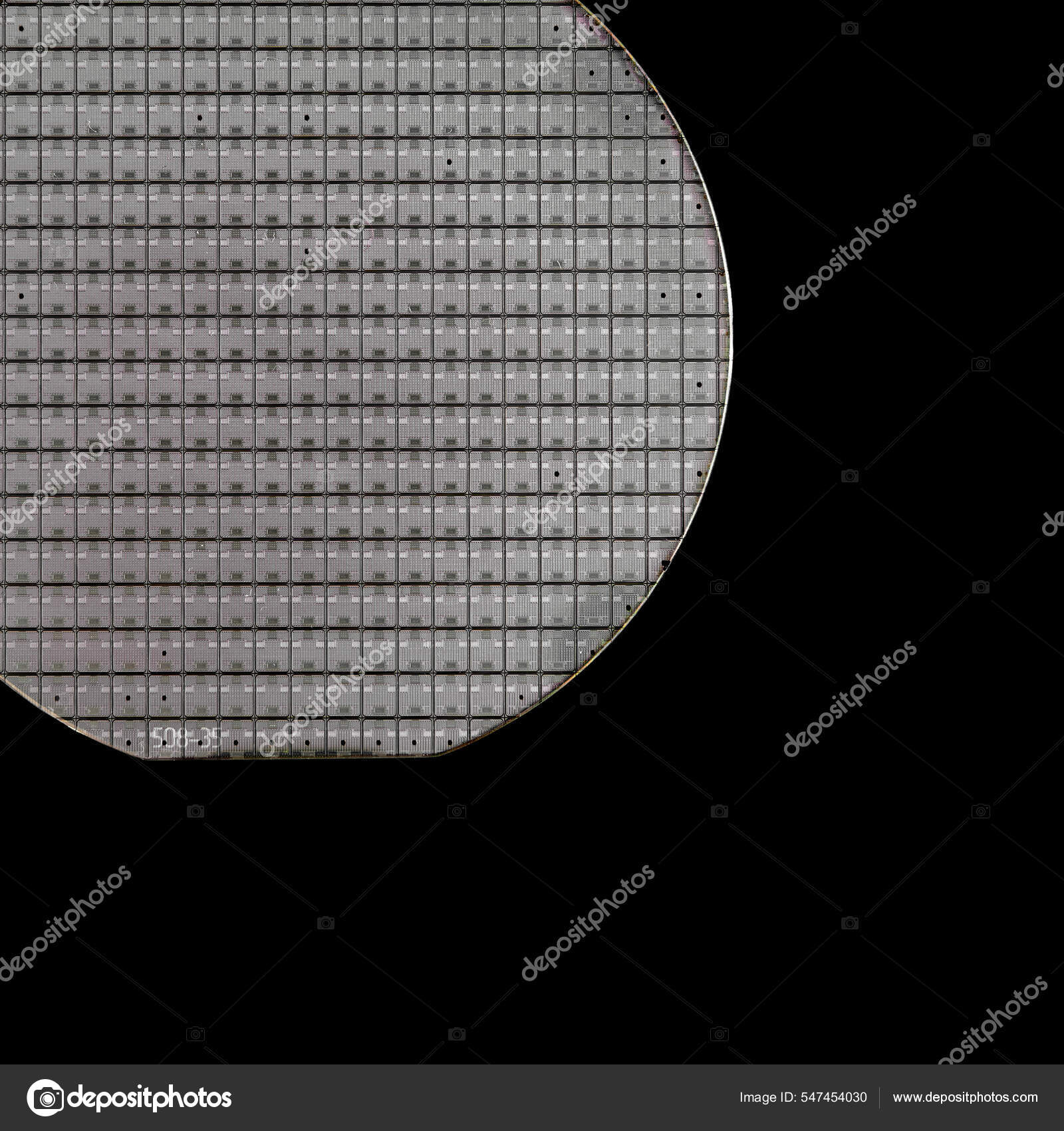 Microcircuit Powerful Darlington Transistor Cut Scribed Semiconductor ...