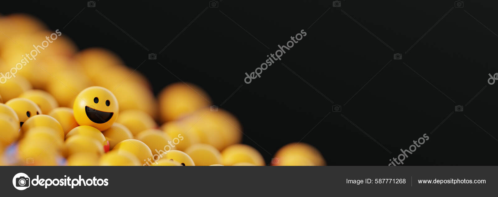 Infinite Emoticons Rendering Background Social Media Communications ...