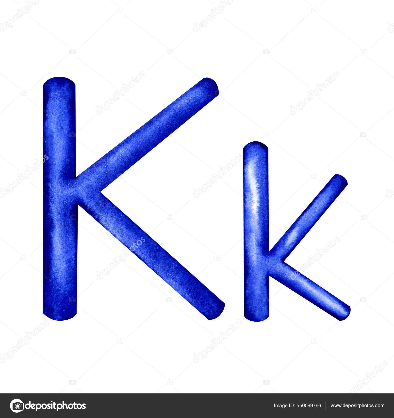 Letter K Capital and lower case — Stock Photo © AntoninaMaslova #550099766