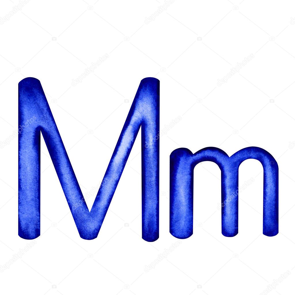 Letra Mayúscula M Minúscula