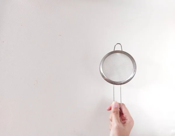 fine mesh food stainless steel - Stock Image - Everypixel