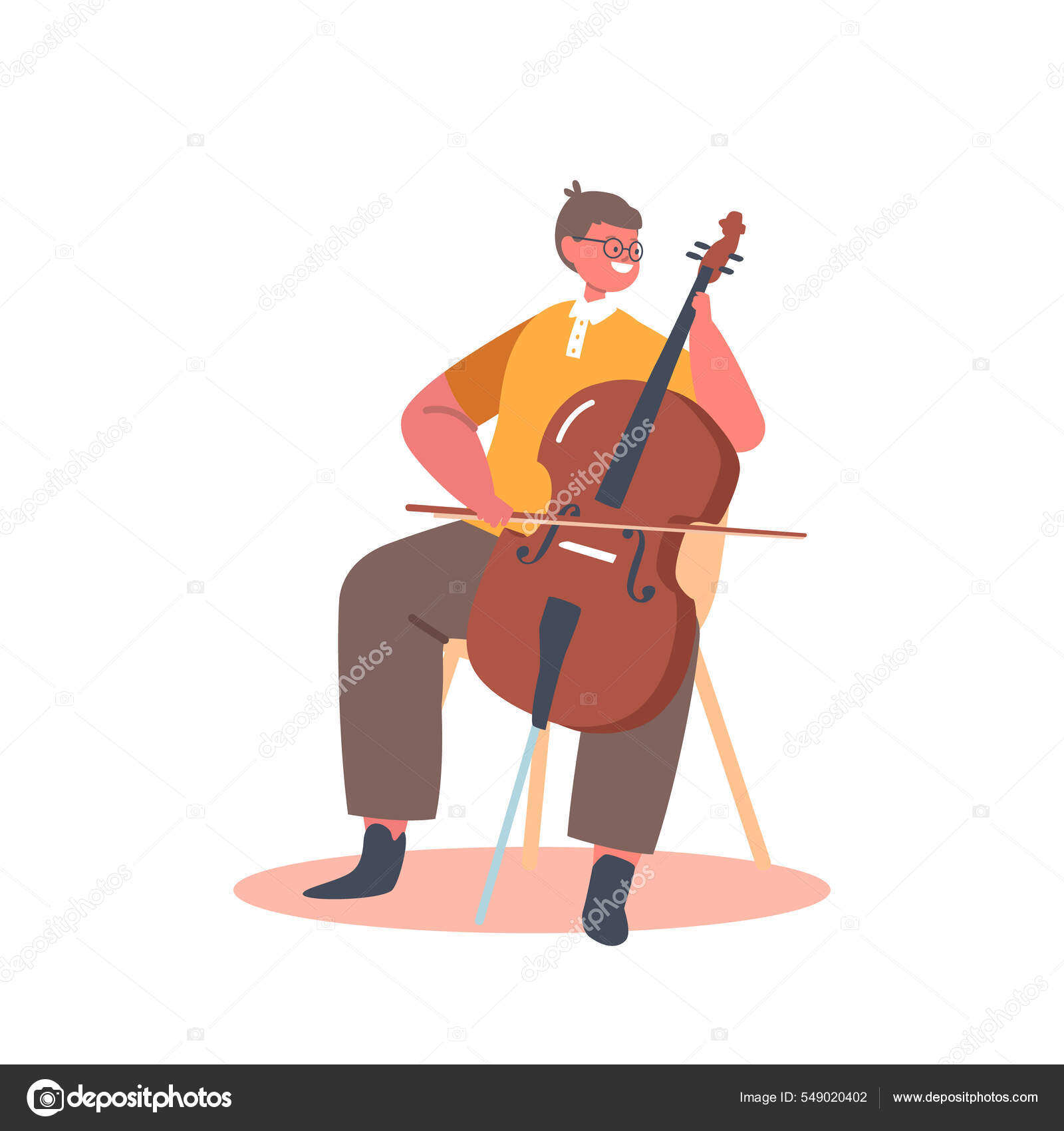 Cello Illustration