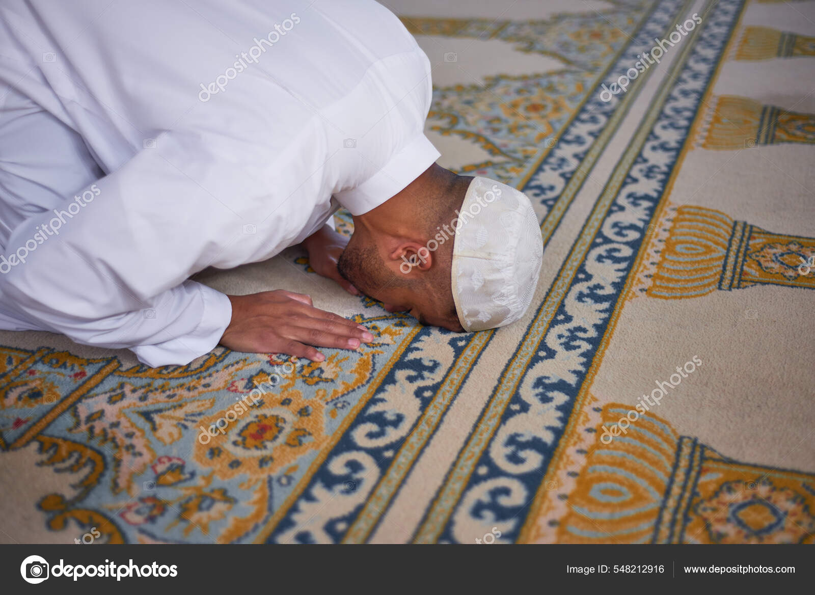 Prostrate In Prayer