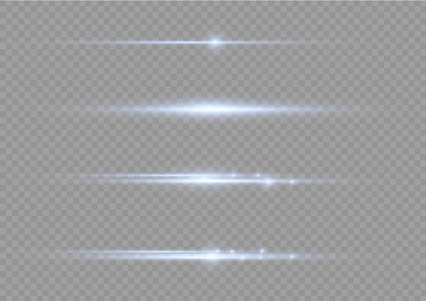 Flashes Glares Sparkle Light Line Glowing Bright White Lines Isolated ...