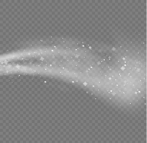 Snow Wind Transparent Background White Gradient Decorative Element ...