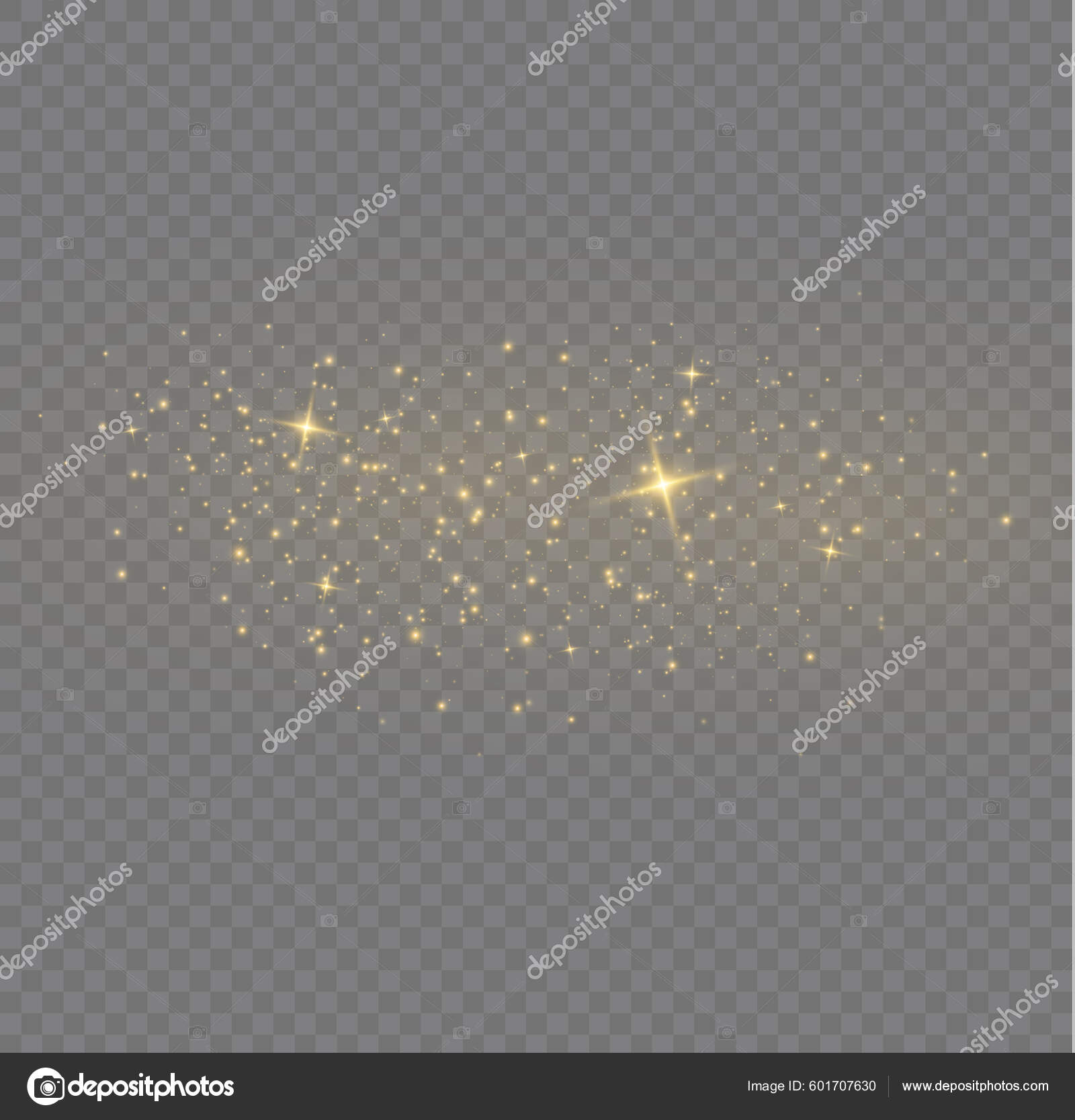 Vettoriale stockGlowing Light Effect Many Glitter Particles Isolated ...