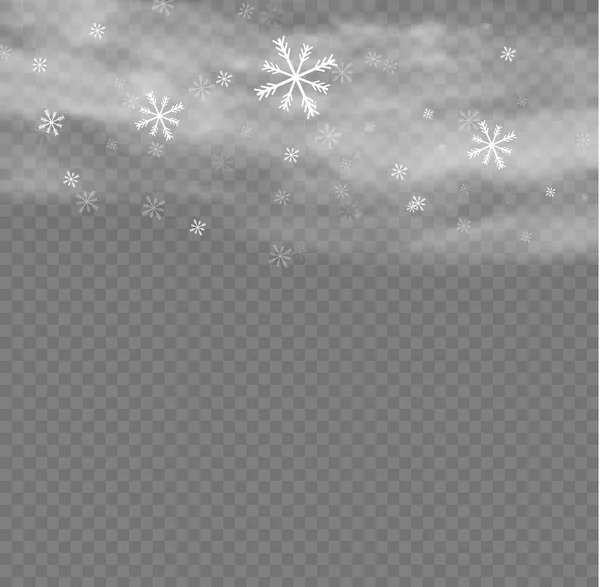 Snow Wind Transparent Background White Gradient Decorative Element ...