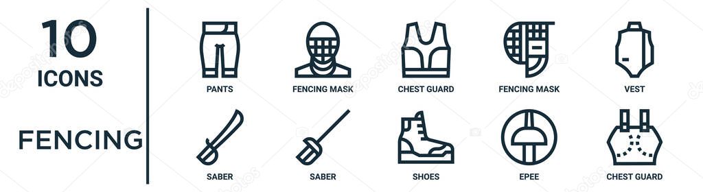 Fencing jacket Vector Art Stock Images | Depositphotos