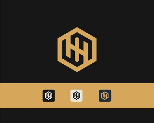 Hof monogram imágenes de stock de arte vectorial | Depositphotos