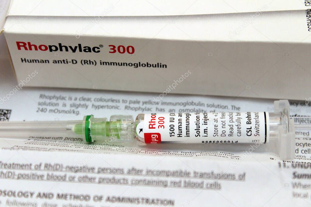 Inmunoglobulina humana anti-D (Rh) Rhophylac 300 g microgramos 1500 UI ...
