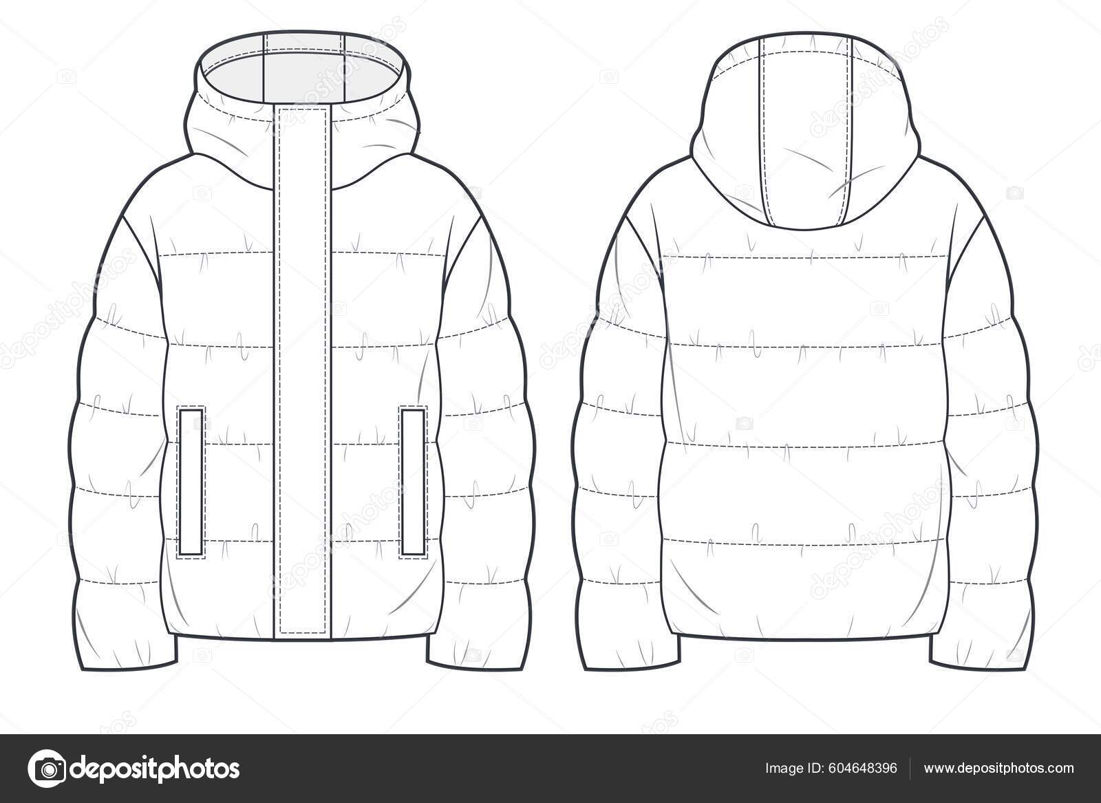 Jacket Drawing Template