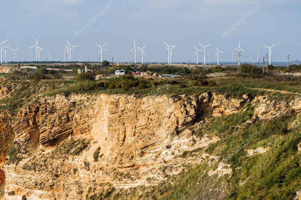 Cabo Caliacra es un monumento natural en Dobrogea búlgaro (cuadrilátero ...