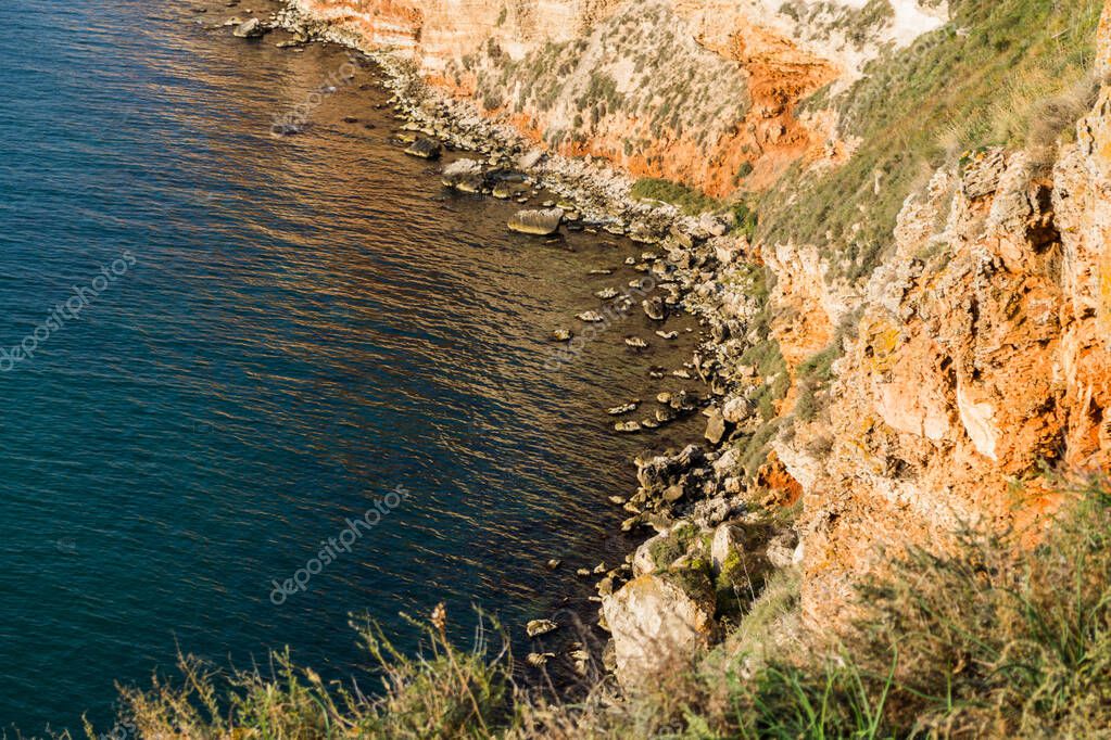 Cabo Caliacra es un monumento natural en Dobrogea búlgaro (cuadrilátero ...