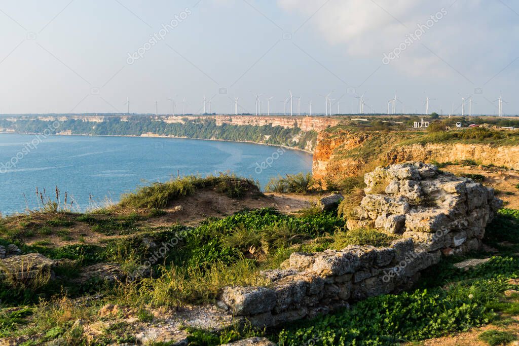 Cabo Caliacra es un monumento natural en Dobrogea búlgaro (cuadrilátero ...