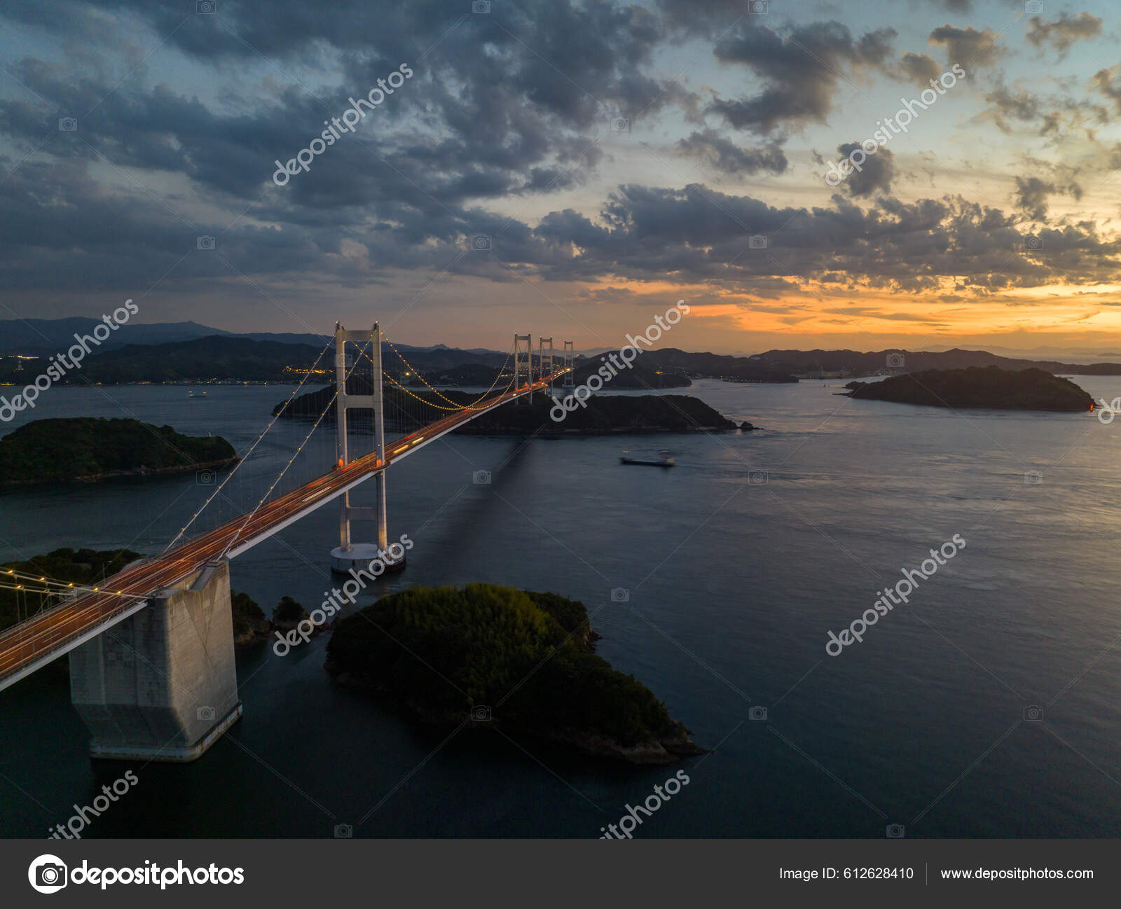 Tatara Bridge At Night
