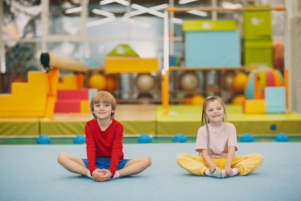 Kids doing exercises Stock Photos, Royalty Free Kids doing exercises ...