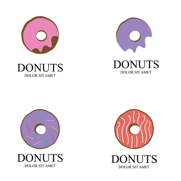 Publicidad retro donas imágenes de stock de arte vectorial | Depositphotos