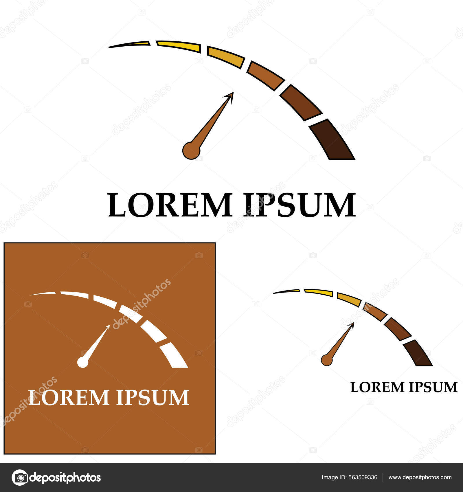 Speedometer Vector Graphic Design Illustration Template Stock Vector ...