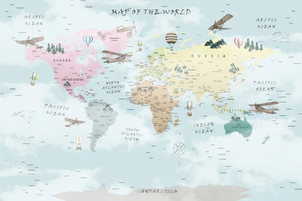 World map cute Stock Photos, Royalty Free World map cute Images ...