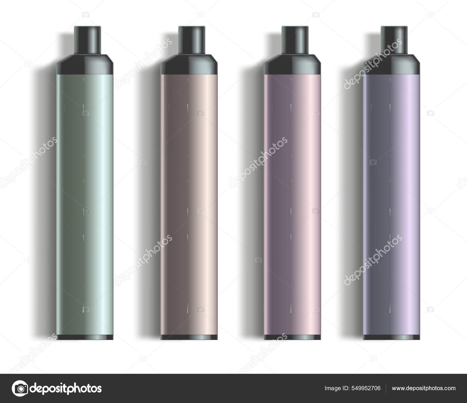 Vape pen realistic vector set of different colors Stock Vector Image by ...