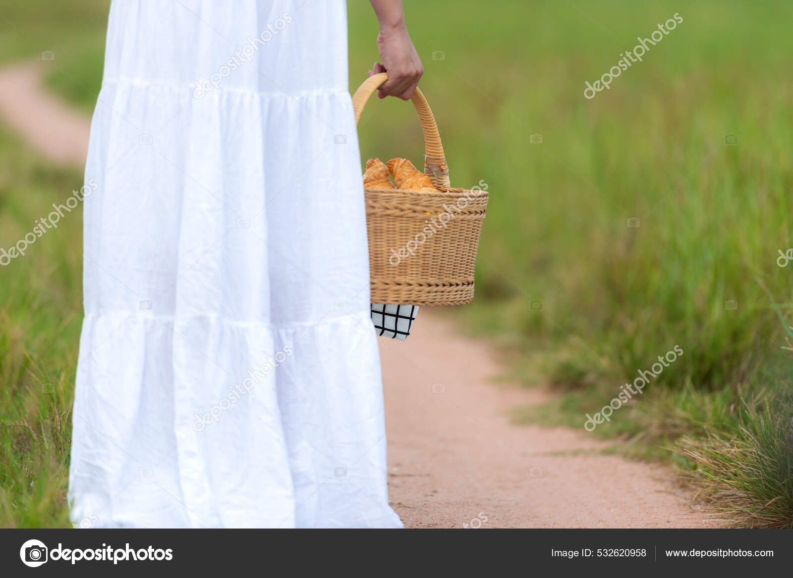 Picnic Sunny Time Close Hand Women Having Fun Walking Relax — Stock ...