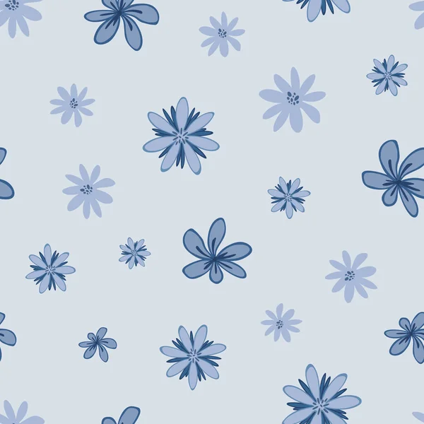 Simple Blue Flower Wallpapers