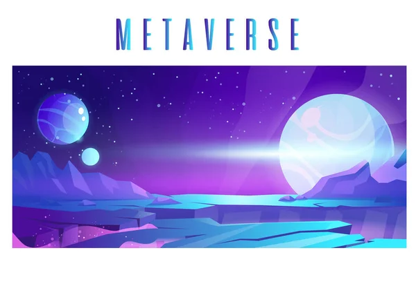 Futuristic Metaverse Background Modern Wireframe Terrain Design Stock ...