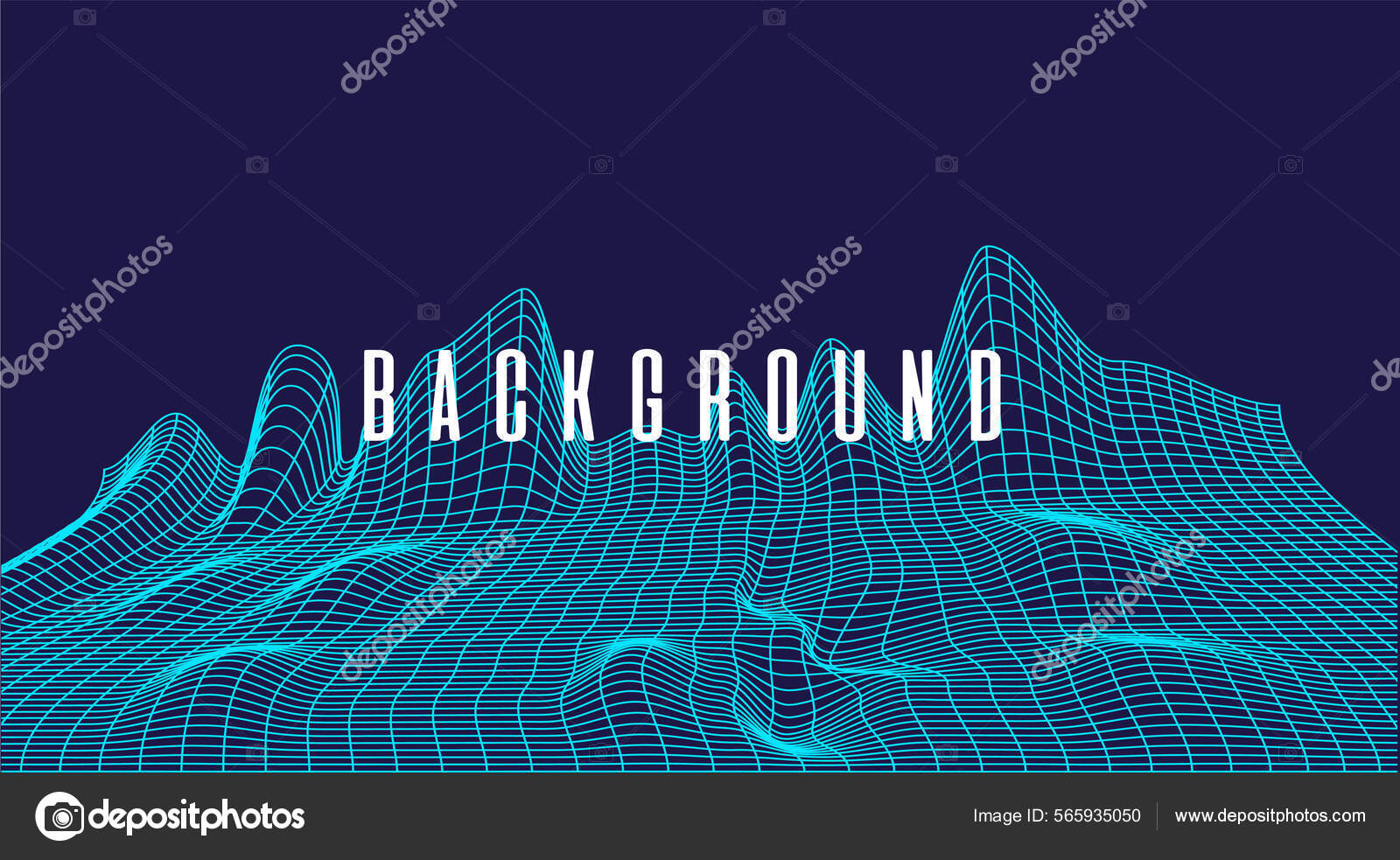 Futuristic Metaverse Background Neon Box Perspective Abstract ...
