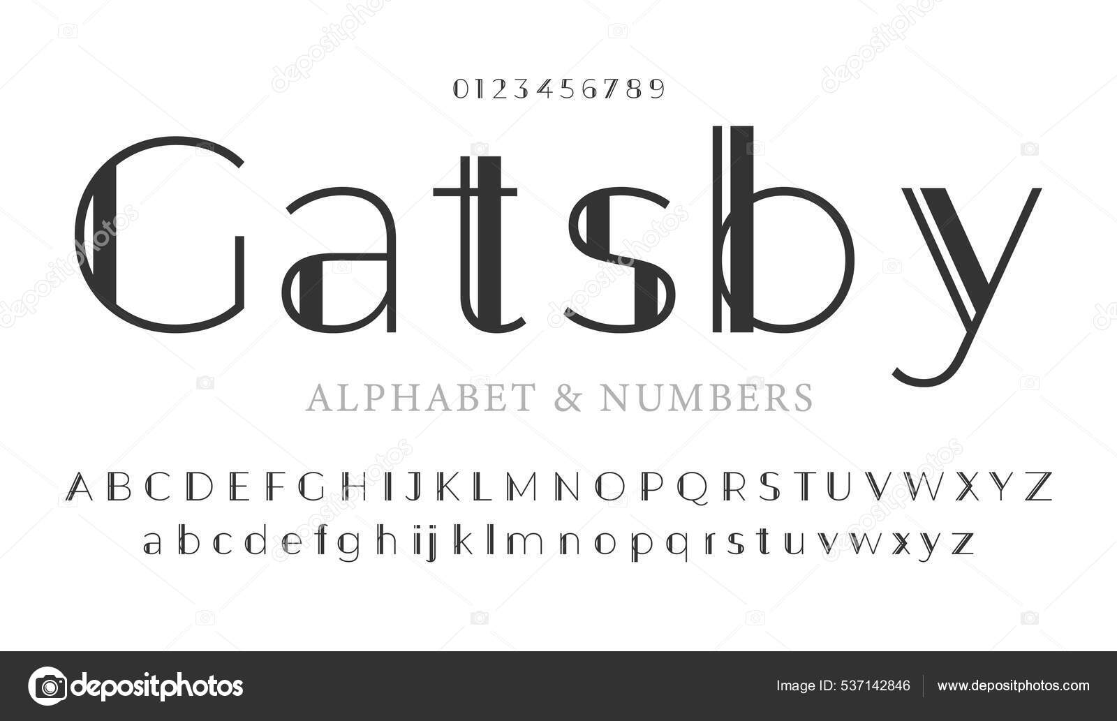 The Great Gatsby Font