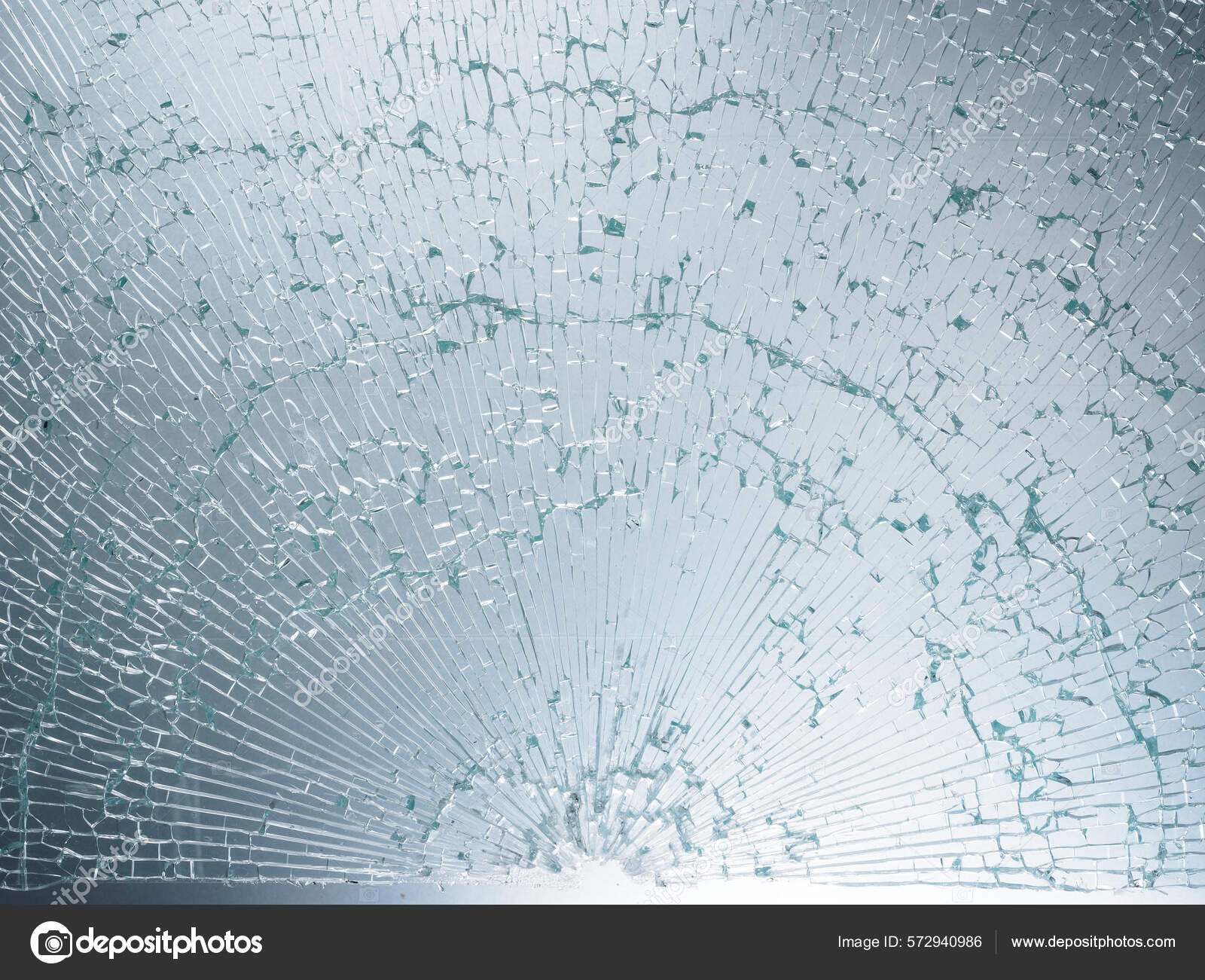 Cracked Glass Texture White Background Isolated Realistic Cracked Glass Effect Stock Photo by ...