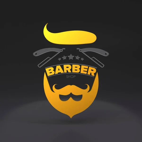 Black barber logo Stock Photos, Royalty Free Black barber logo Images ...